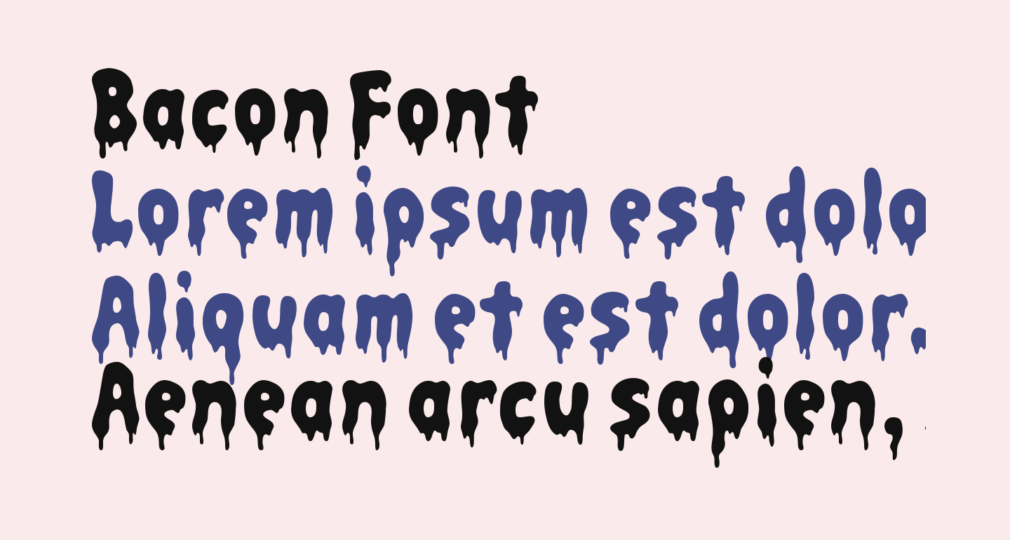 Bacon free Font - What Font Is