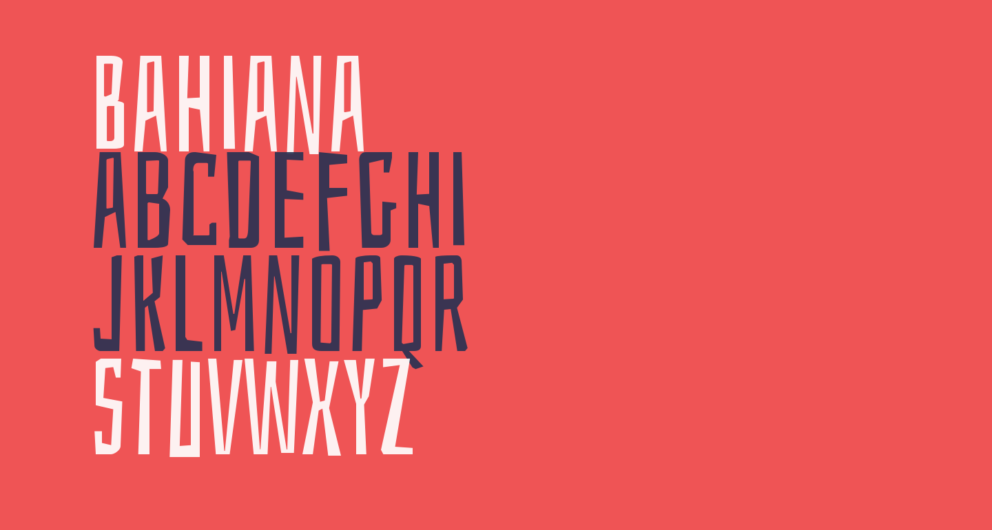 Bahiana free Font - What Font Is