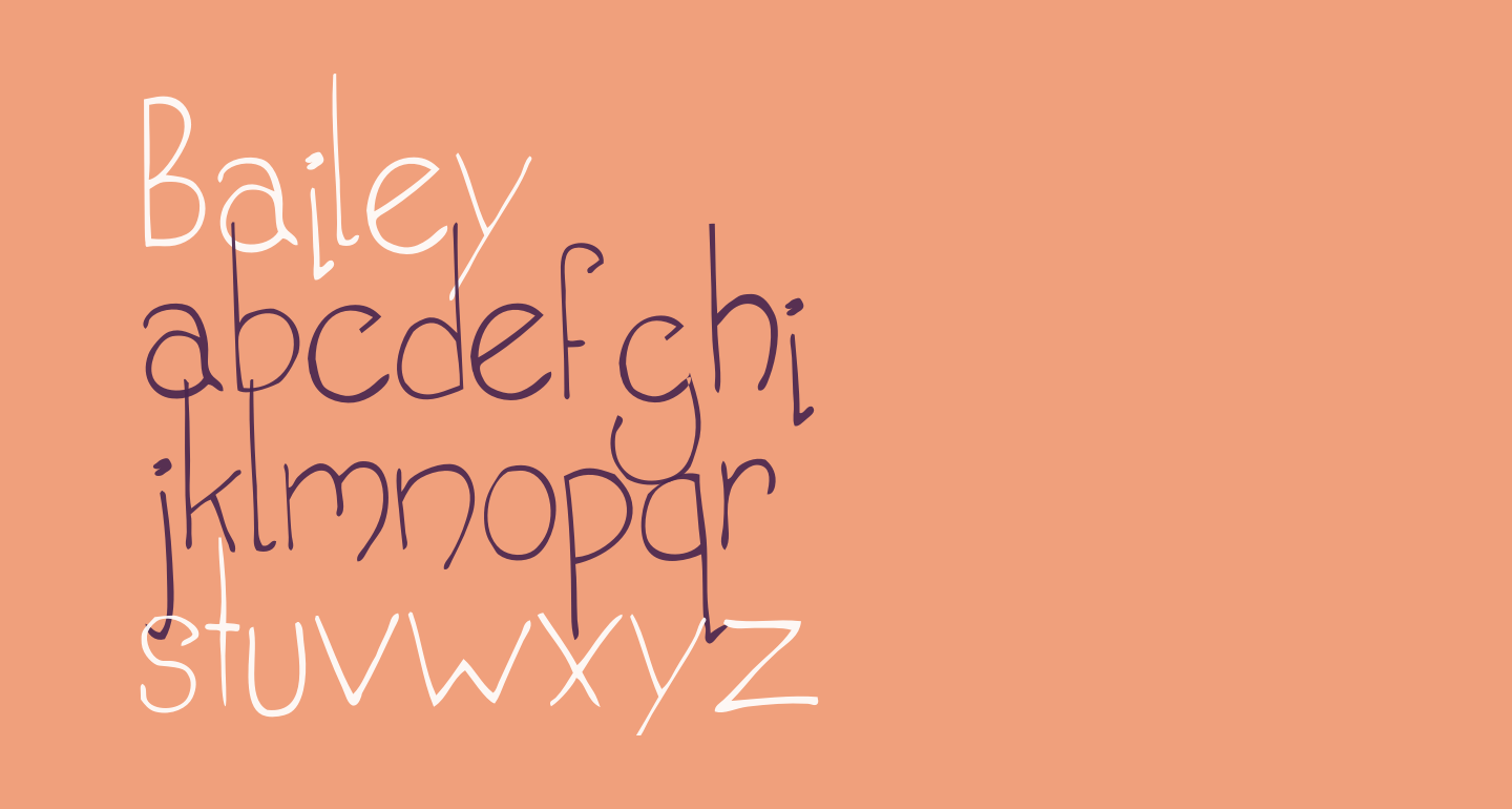Bailey free Font - What Font Is