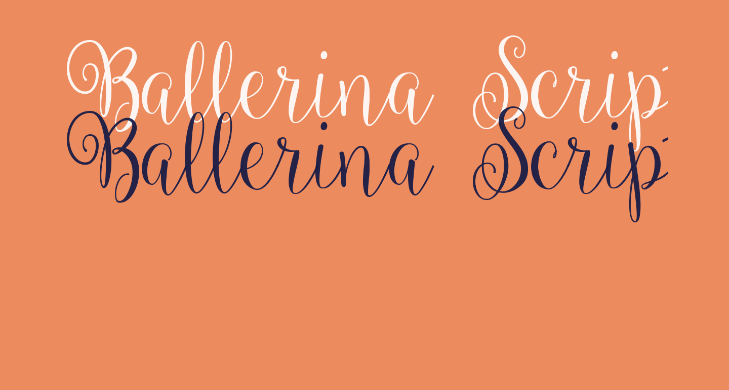 Ballerina Script free Font - What Font Is