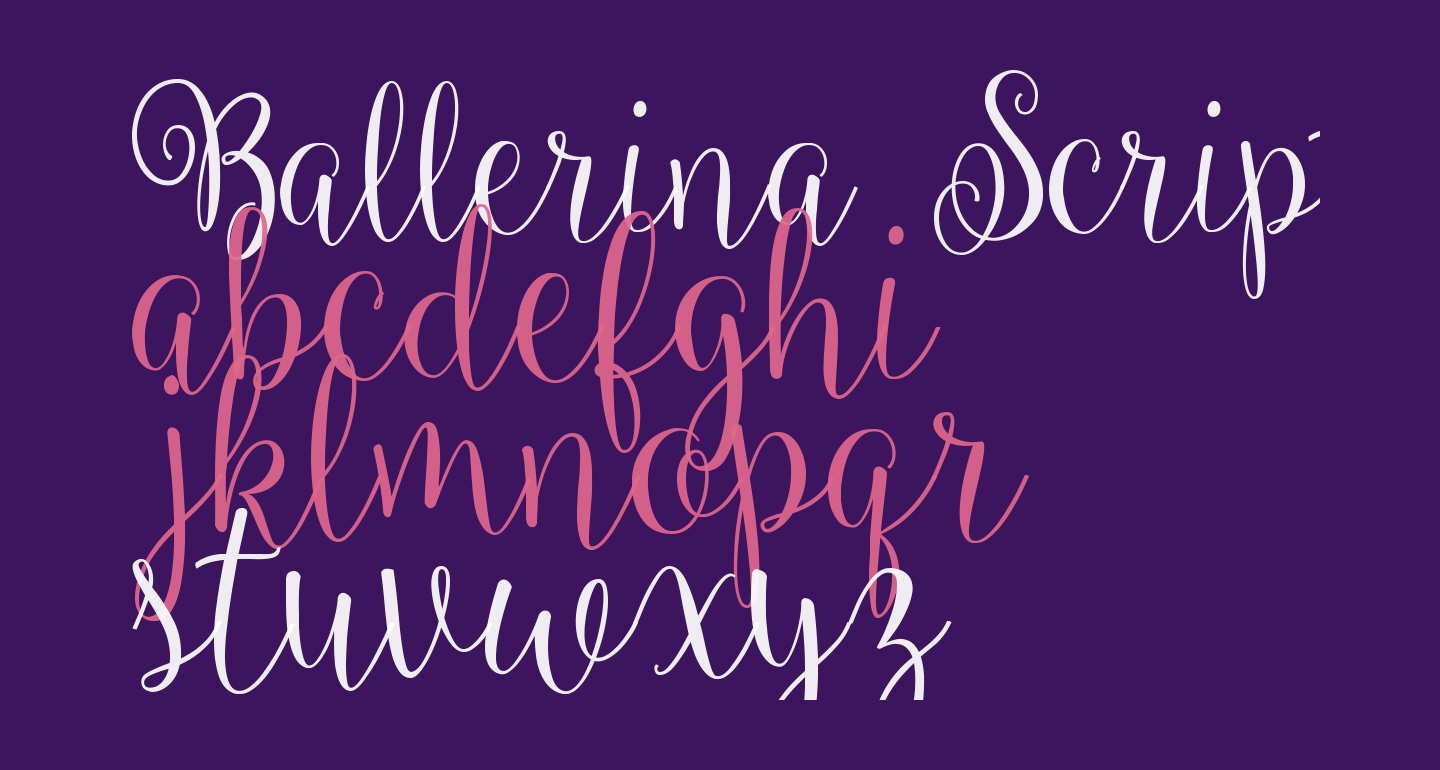 Ballerina Script free Font - What Font Is