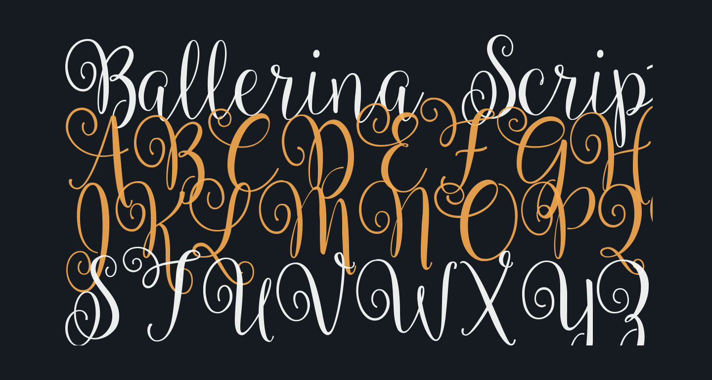 Ballerina Script free Font - What Font Is