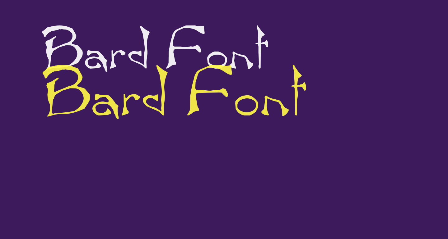 Bard free Font - What Font Is
