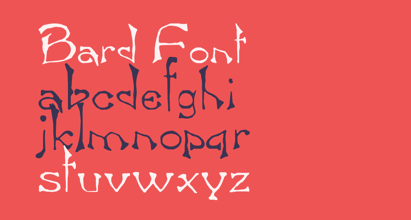 Bard free Font - What Font Is