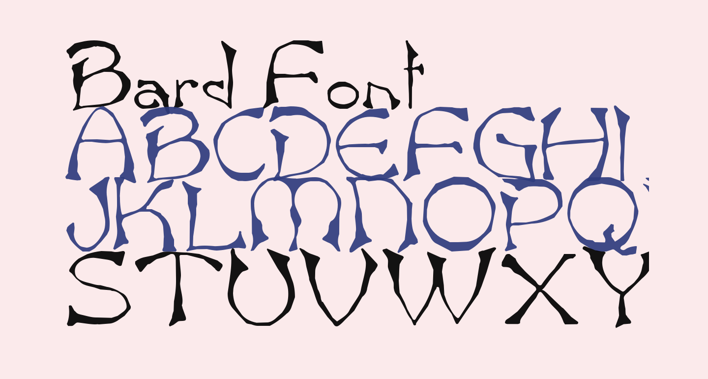Bard free Font - What Font Is