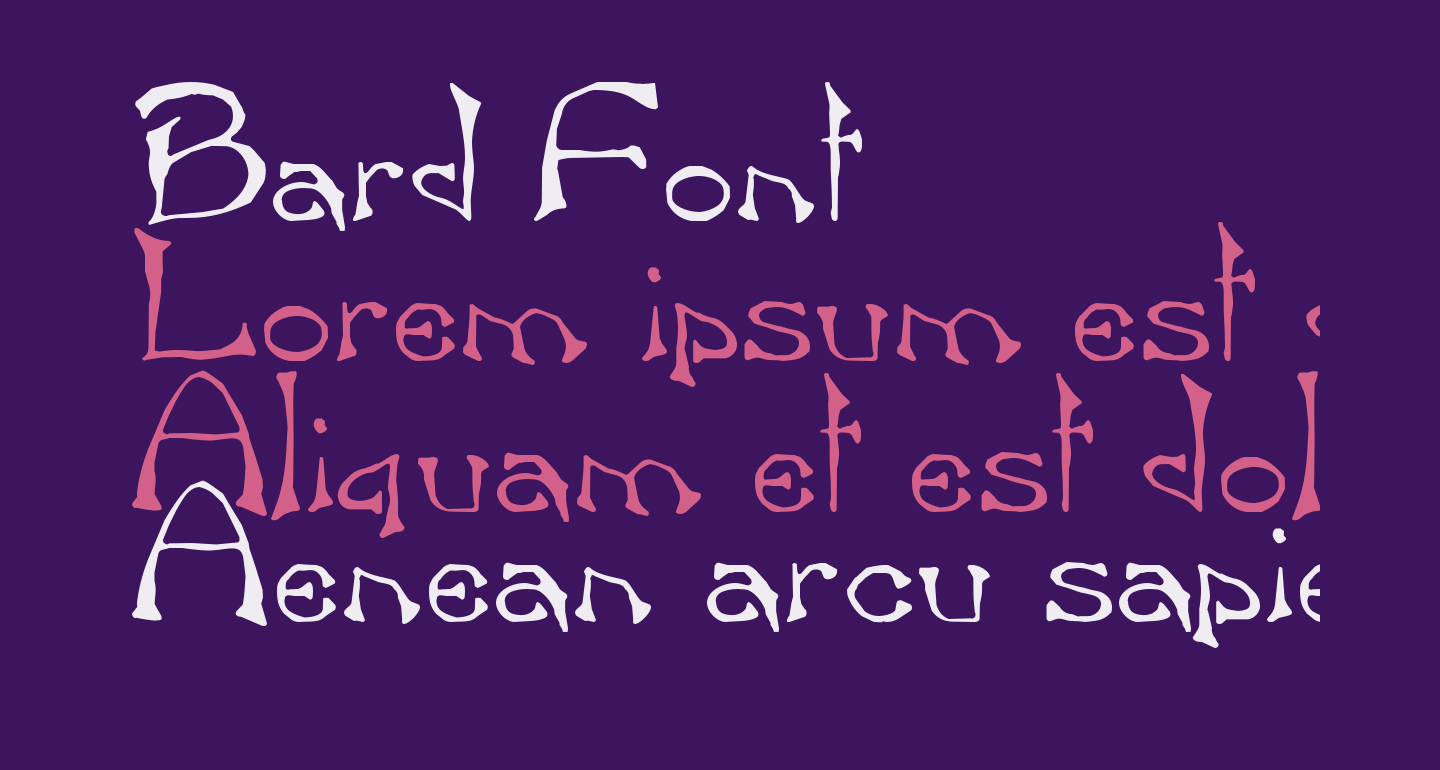 Bard free Font - What Font Is