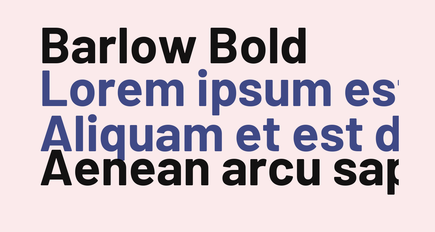 Barlow Bold free Font - What Font Is