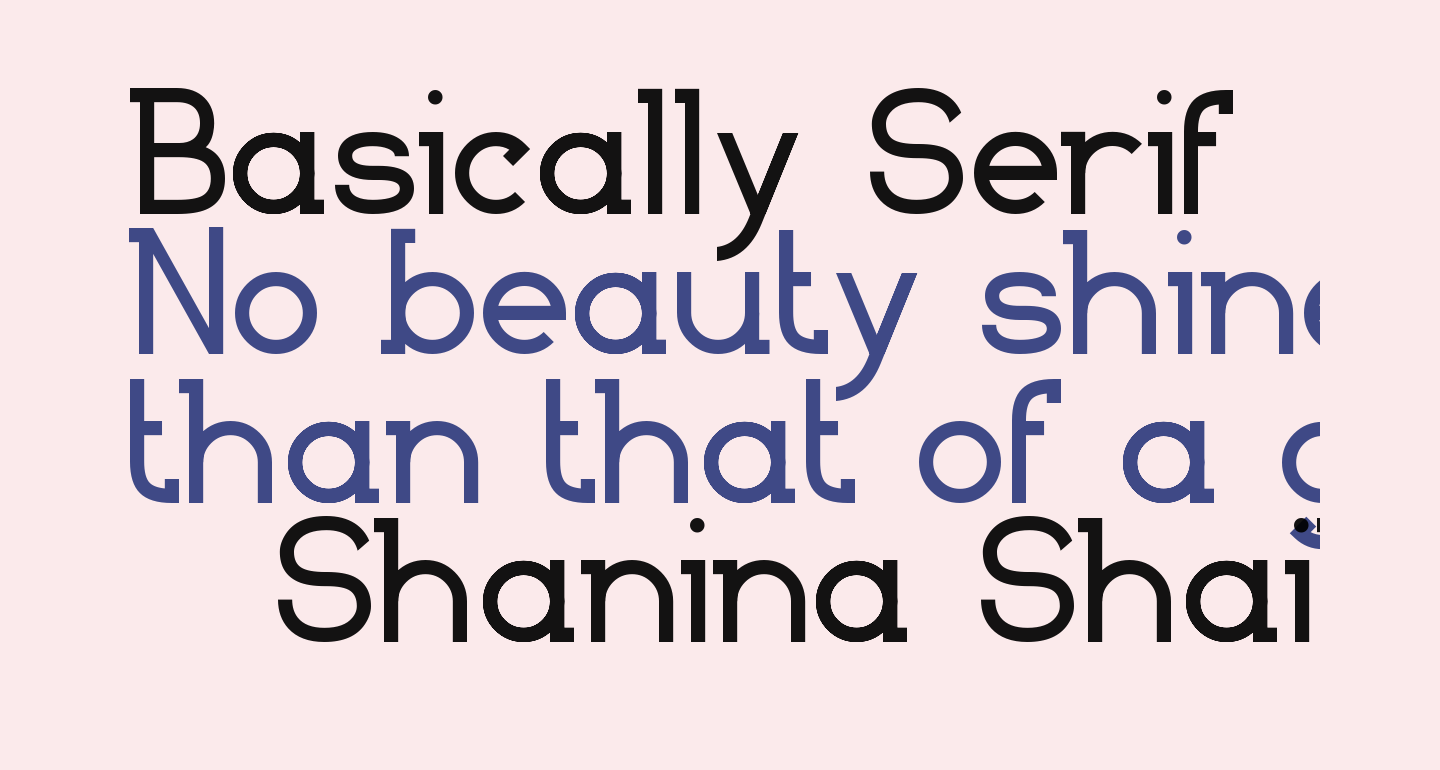 Basically Serif_FREE-version free Font - What Font Is