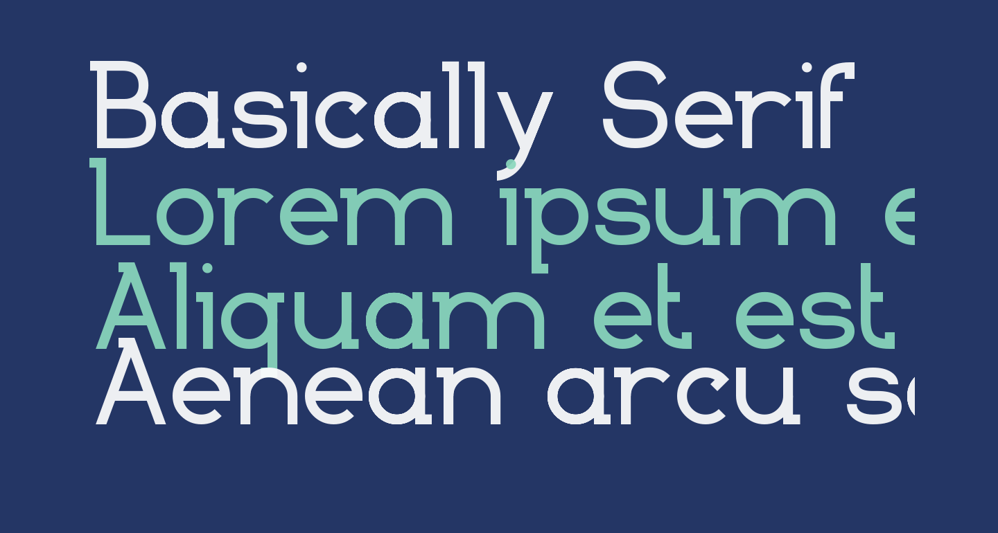 Basically Serif_FREE-version free Font - What Font Is