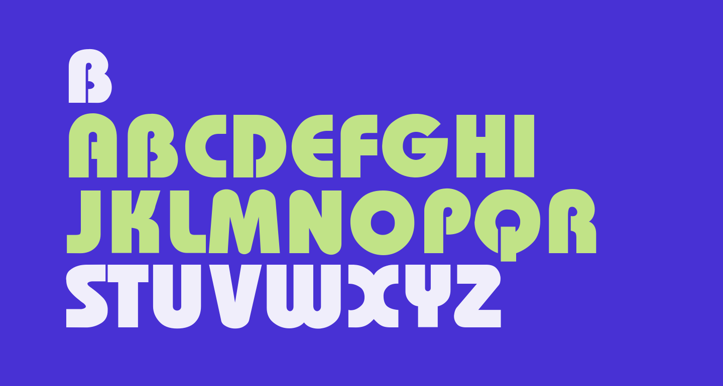 Bauhaus-Heavy-Bold free Font - What Font Is