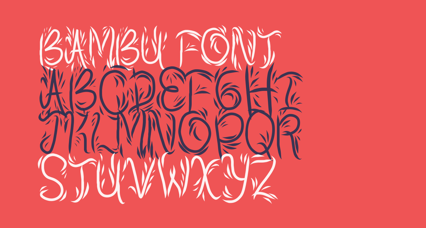 bambu free Font - What Font Is