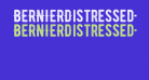BERNIERDistressed-Regular free Font - What Font Is
