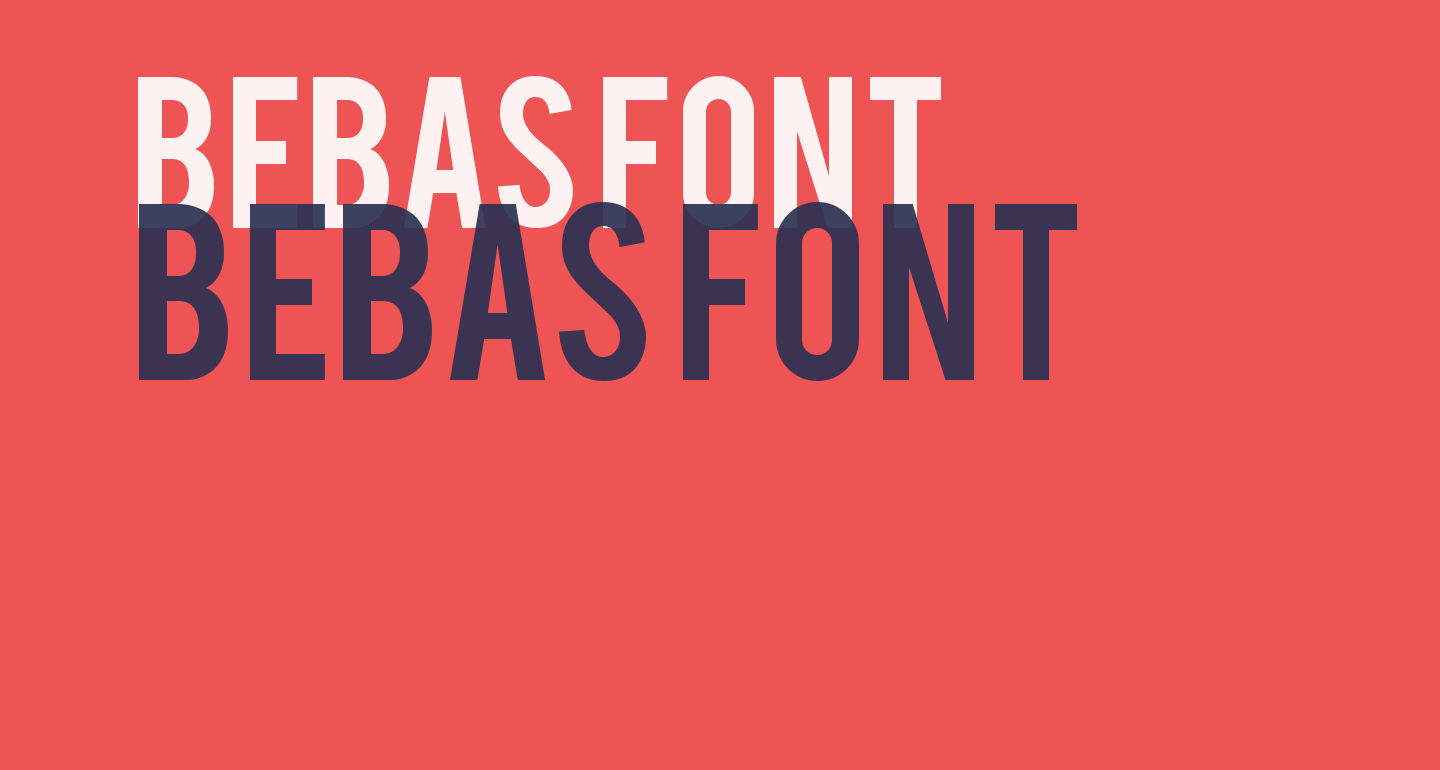 Bebas free Font - What Font Is