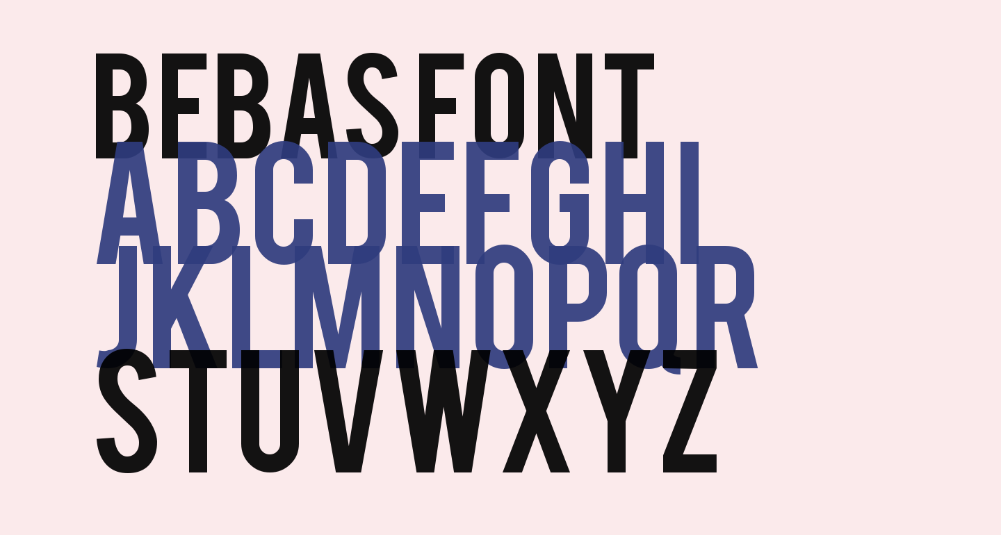Bebas free Font - What Font Is