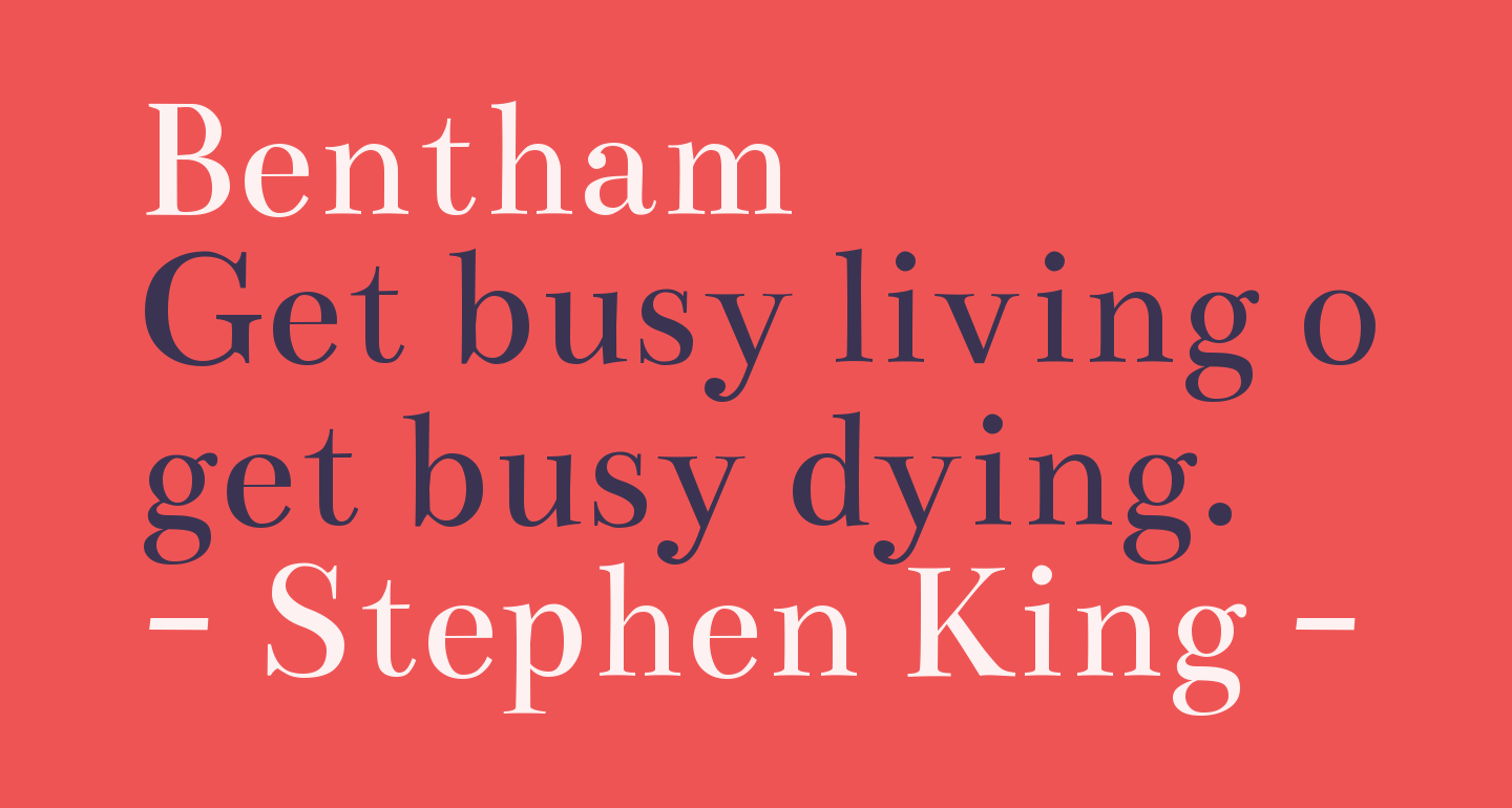 Bentham free Font - What Font Is
