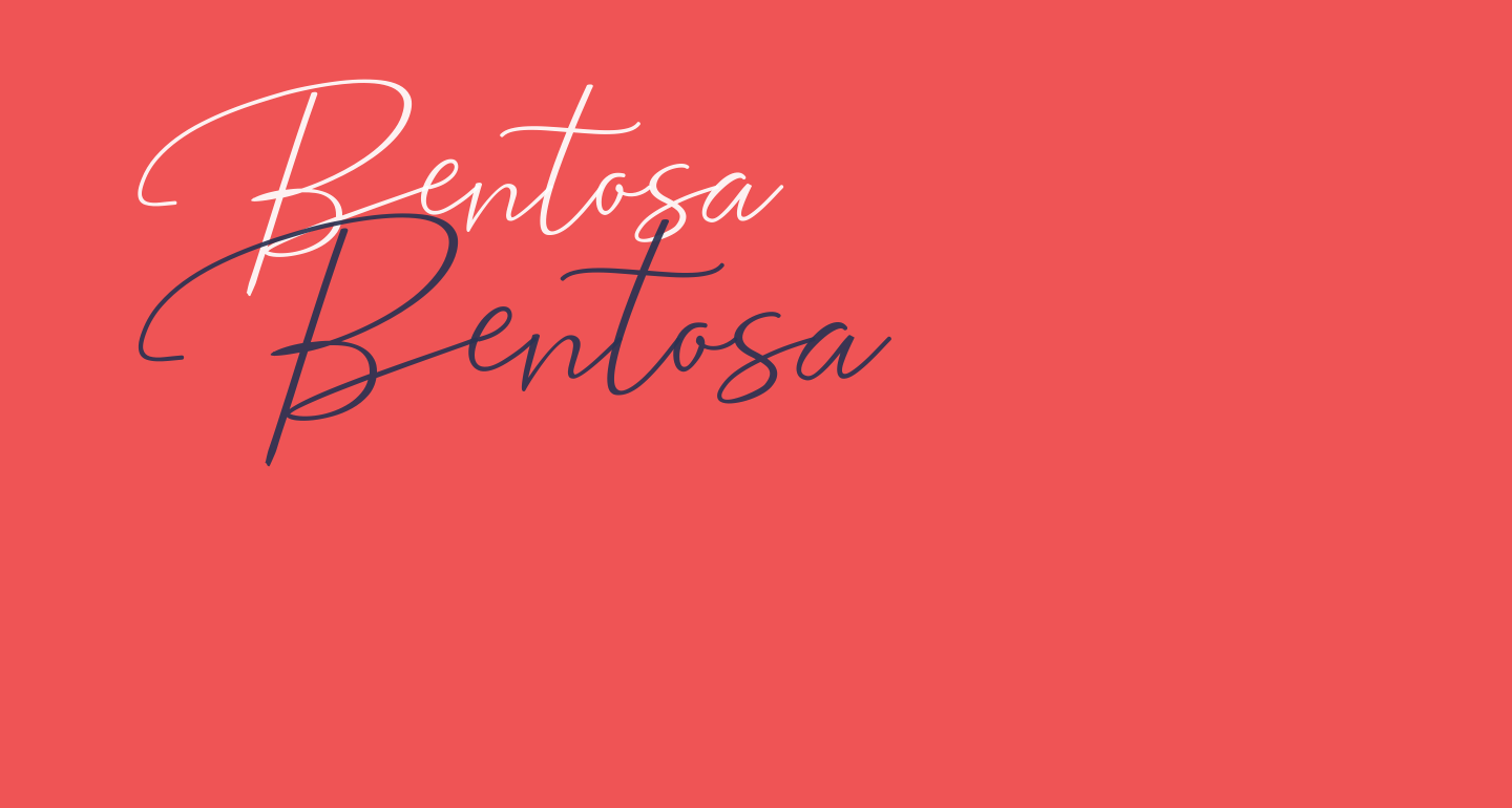 Bentosa free Font - What Font Is