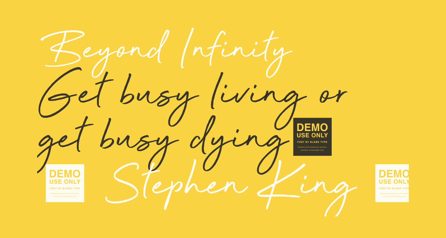 Beyond Infinity free Font - What Font Is