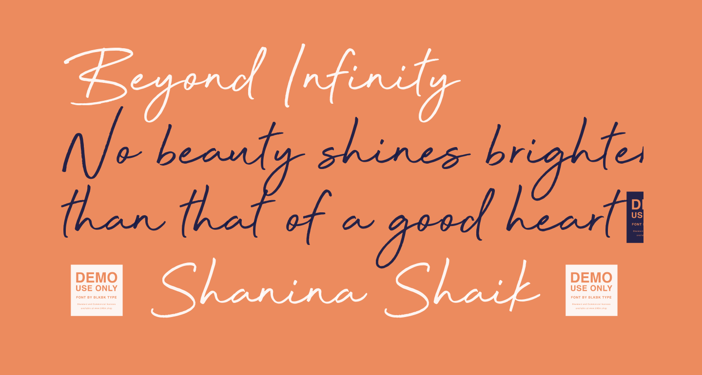 Beyond Infinity free Font - What Font Is