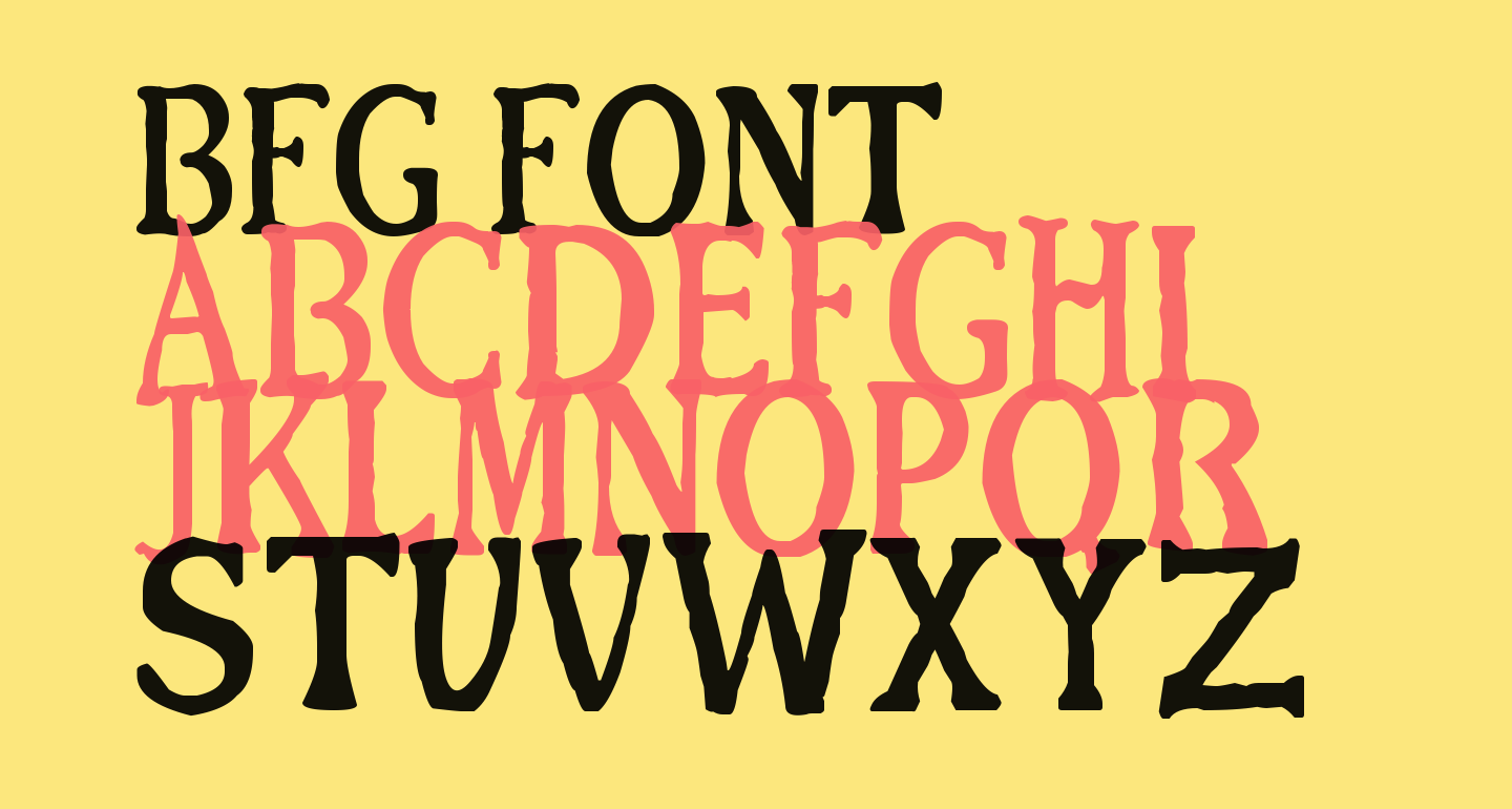 BFG Font free Font - What Font Is