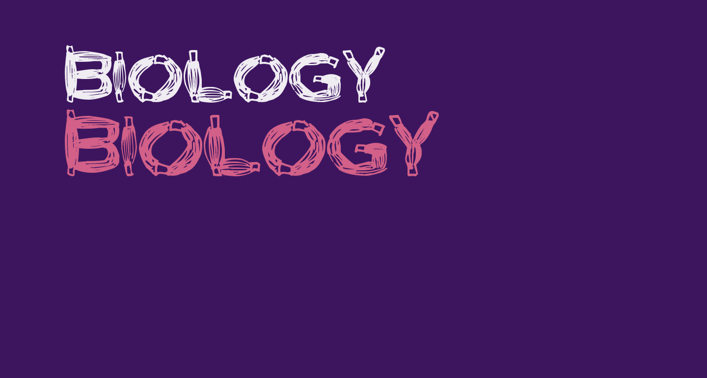 Biology free Font - What Font Is