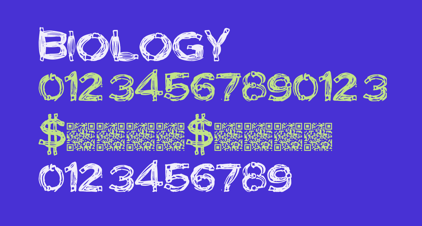 Biology free Font - What Font Is