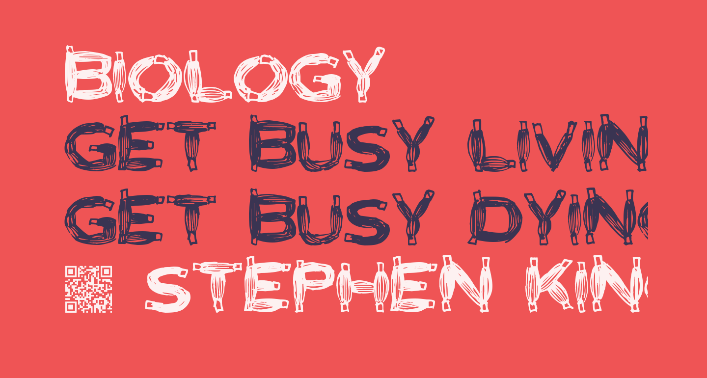 Biology free Font - What Font Is
