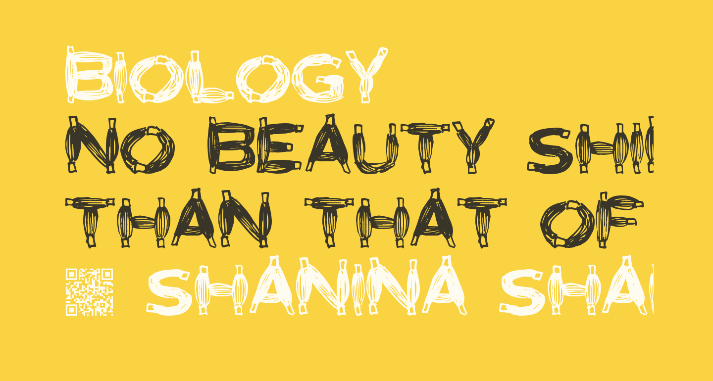 Biology free Font - What Font Is