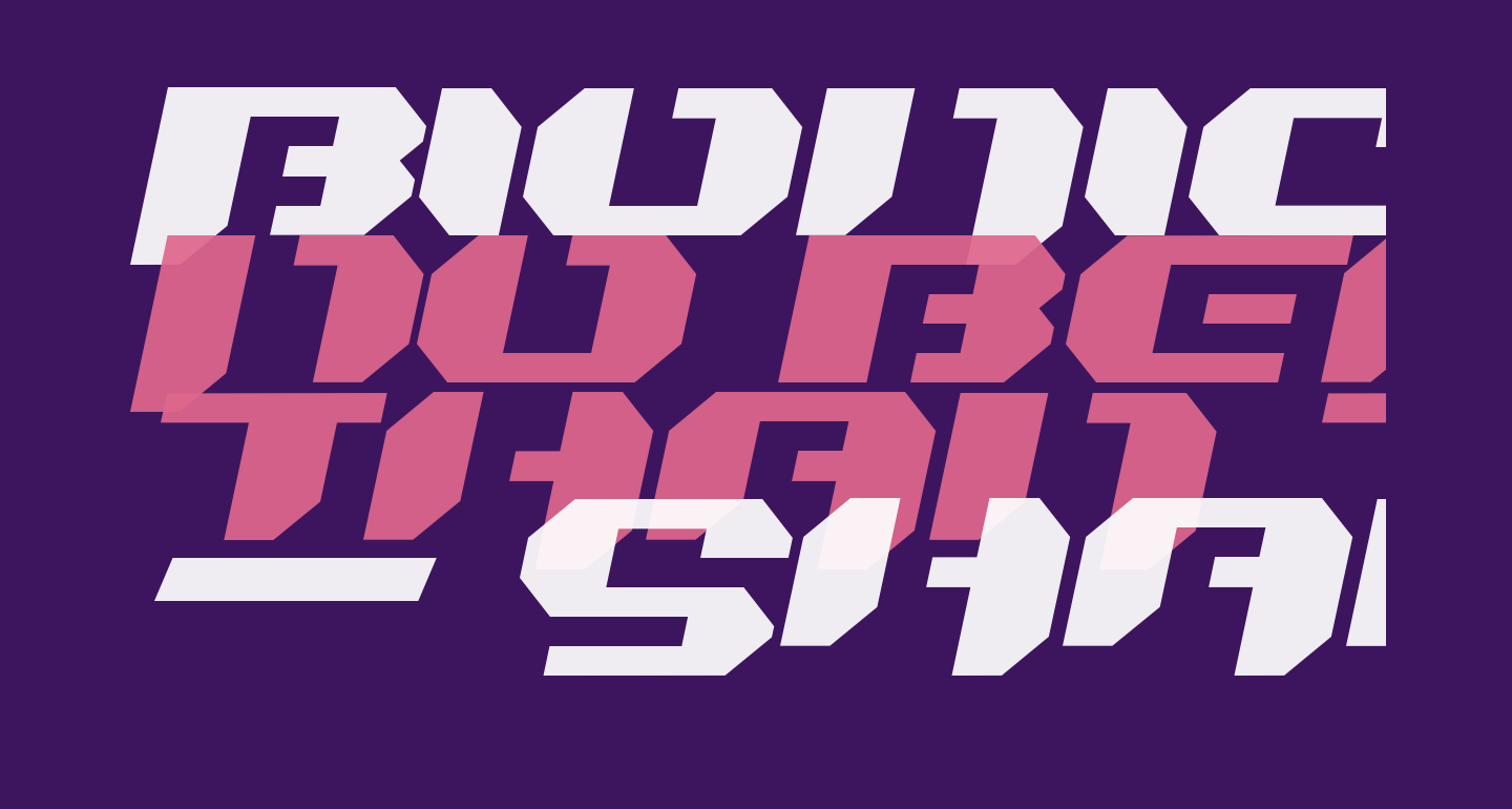 Bionic Kid Simple Slanted free Font - What Font Is