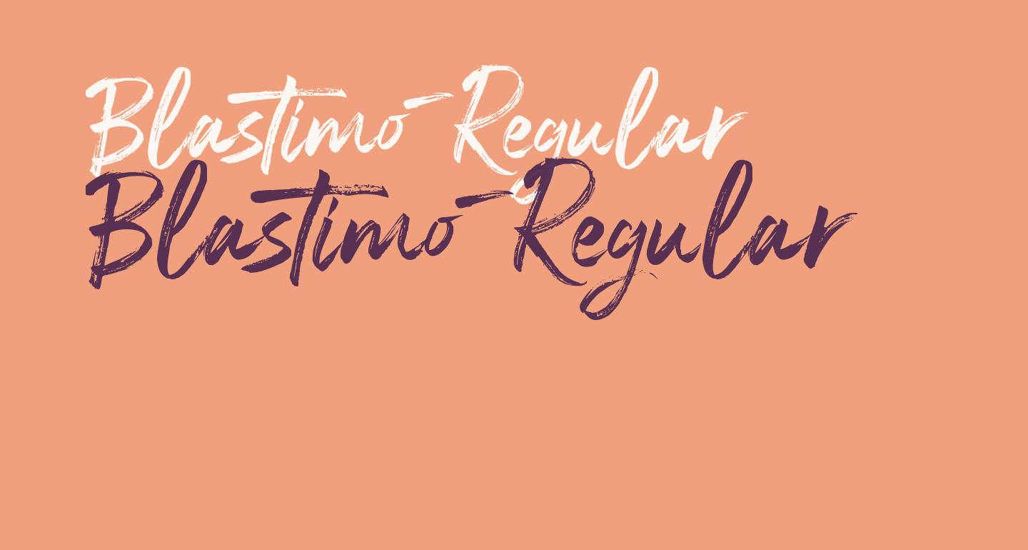 Blastimo-Regular free Font - What Font Is