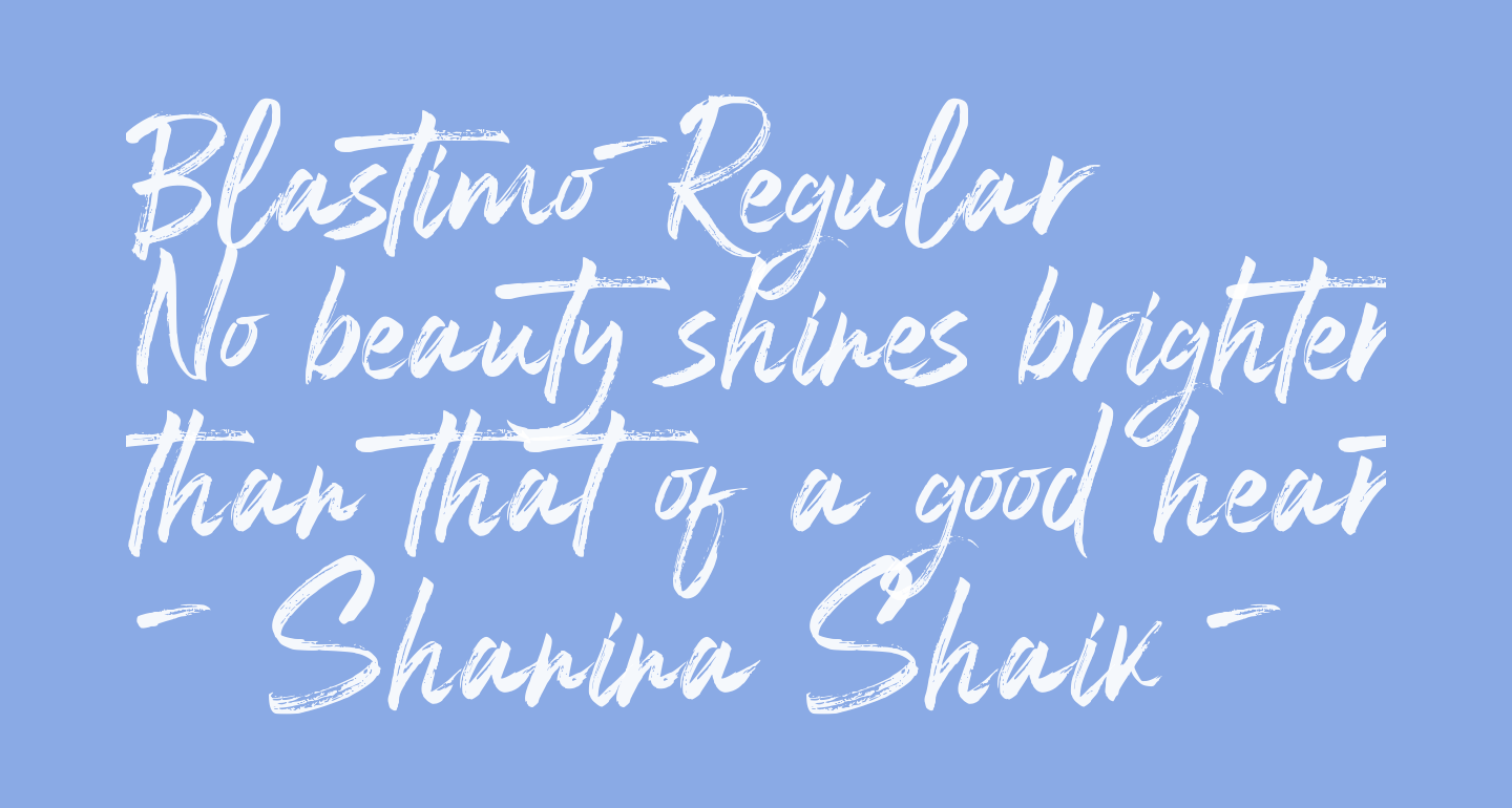 Blastimo-Regular free Font - What Font Is