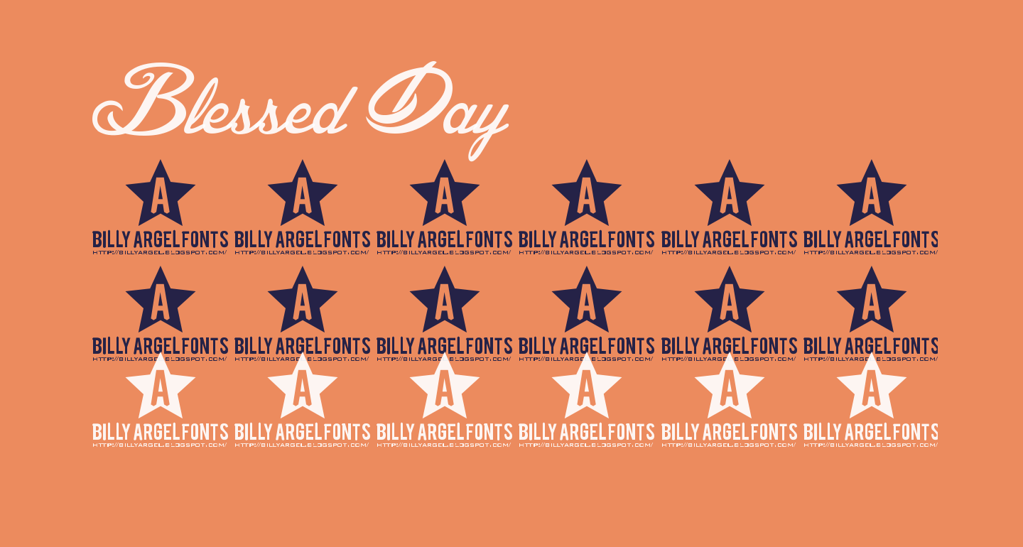 Blessed Day free Font - What Font Is