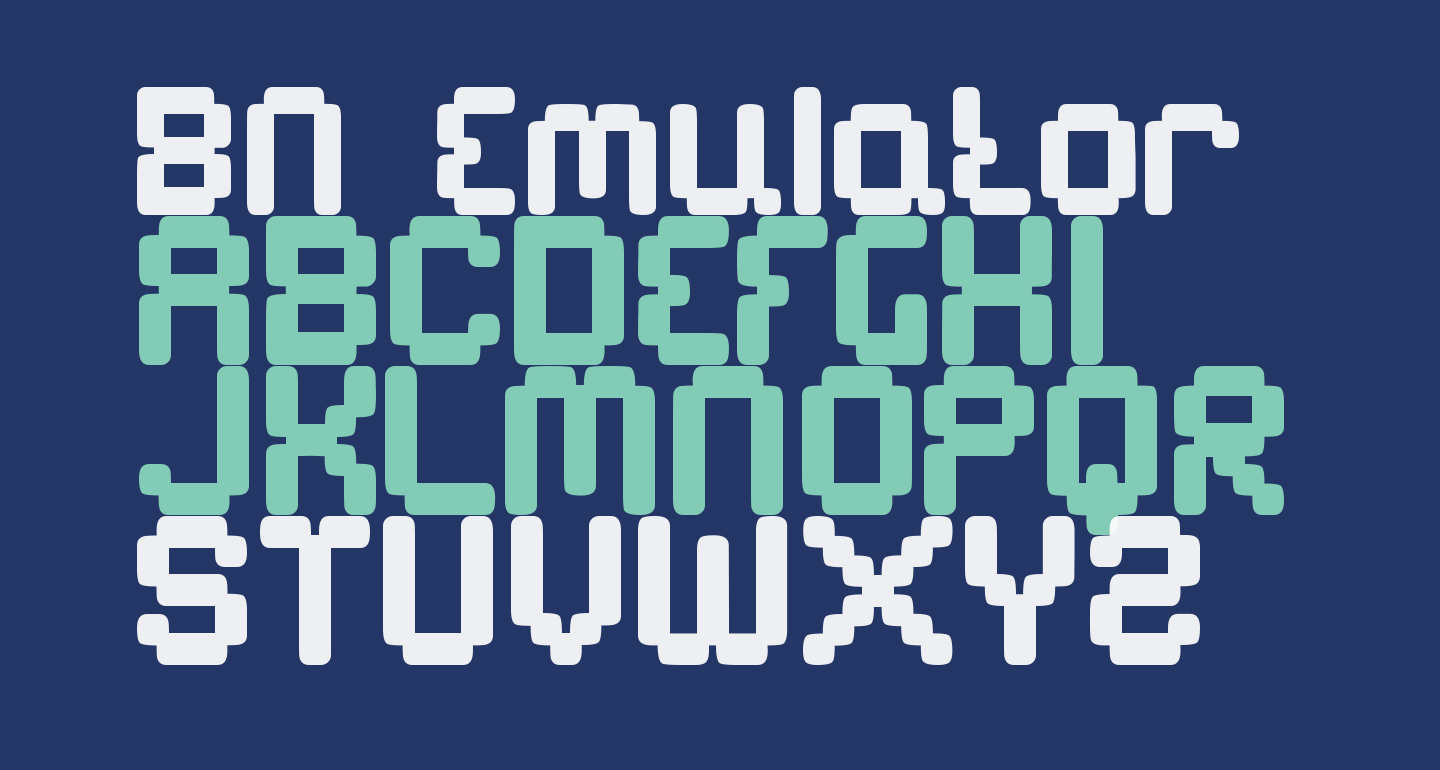 BN Emulator free Font - What Font Is
