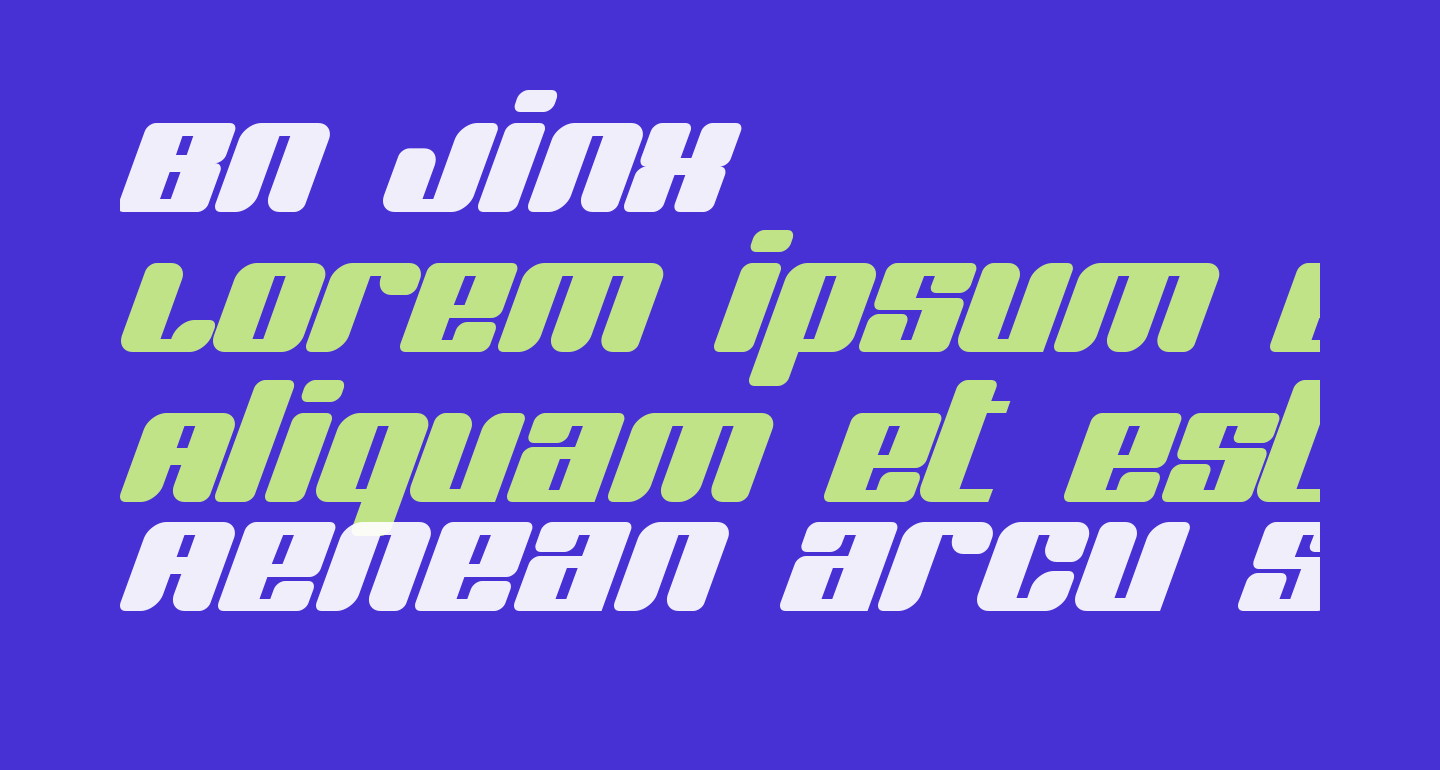 BN Jinx free Font - What Font Is