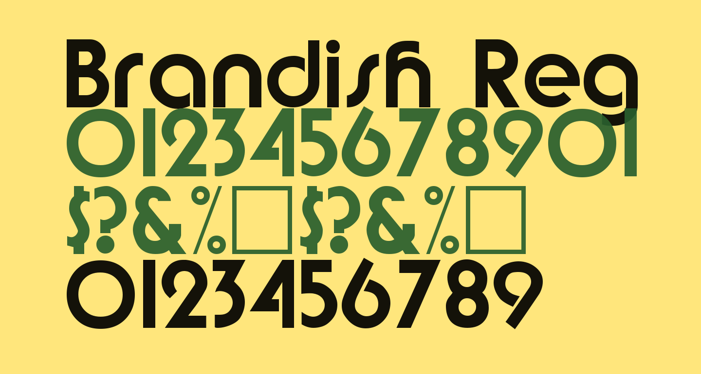 Brandish Regular free Font - What Font Is