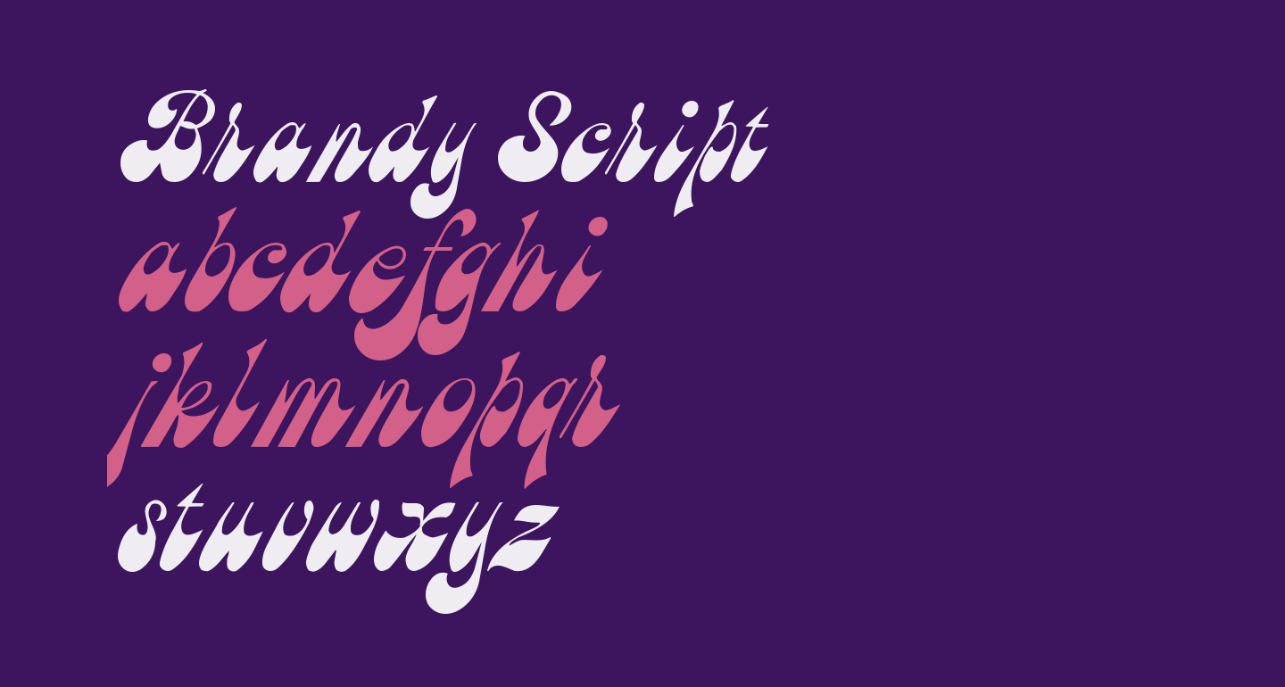 Brandy Script free Font - What Font Is