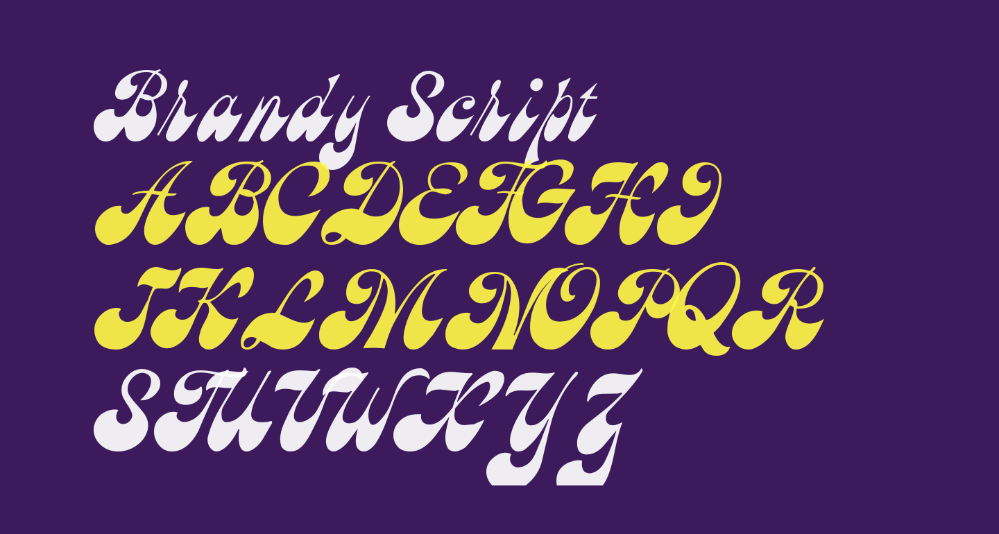 Brandy Script free Font - What Font Is