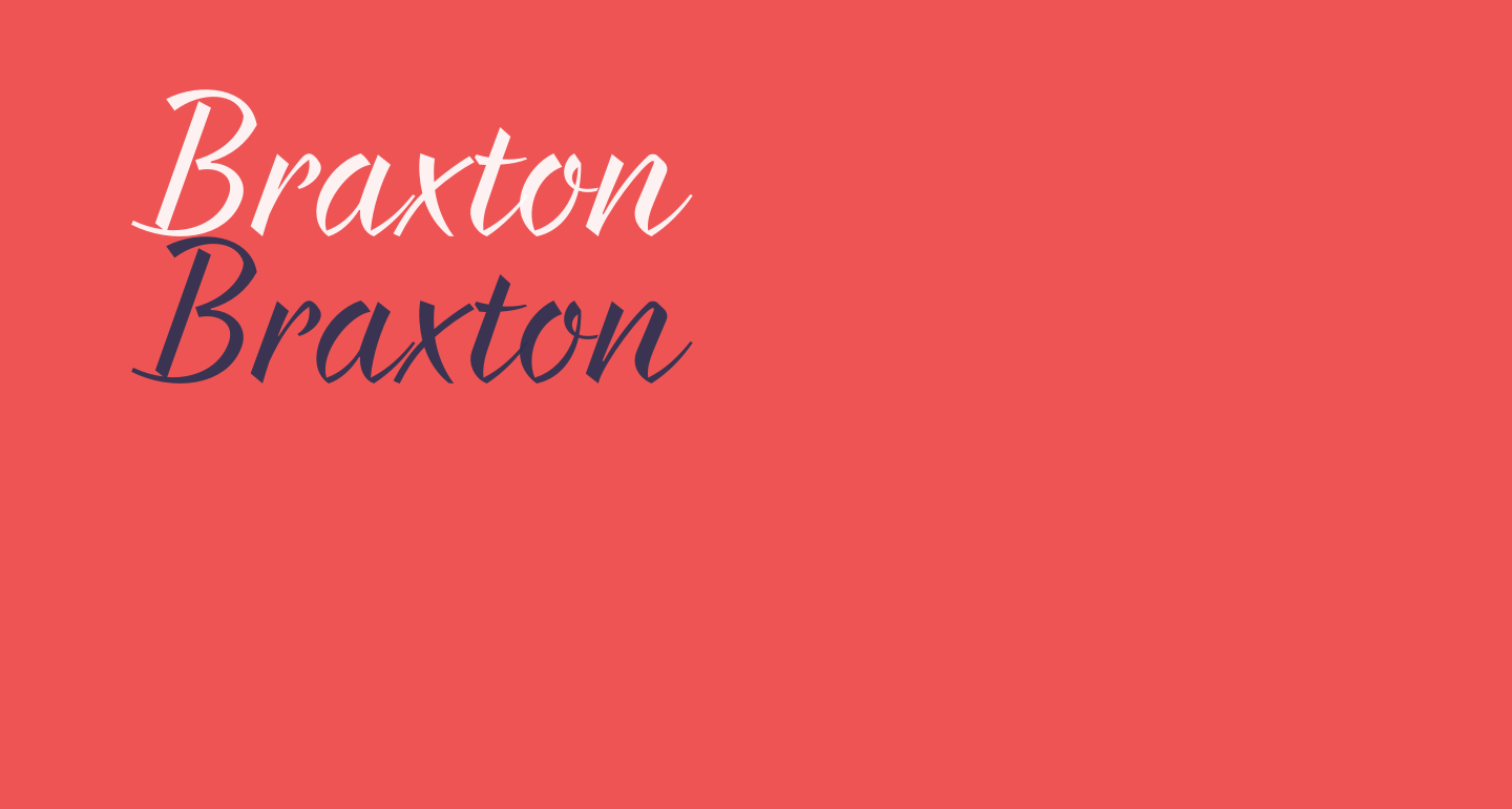 Braxton free Font - What Font Is