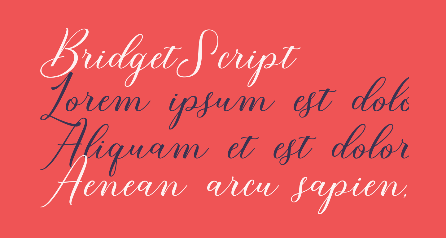 BridgetScript free Font - What Font Is