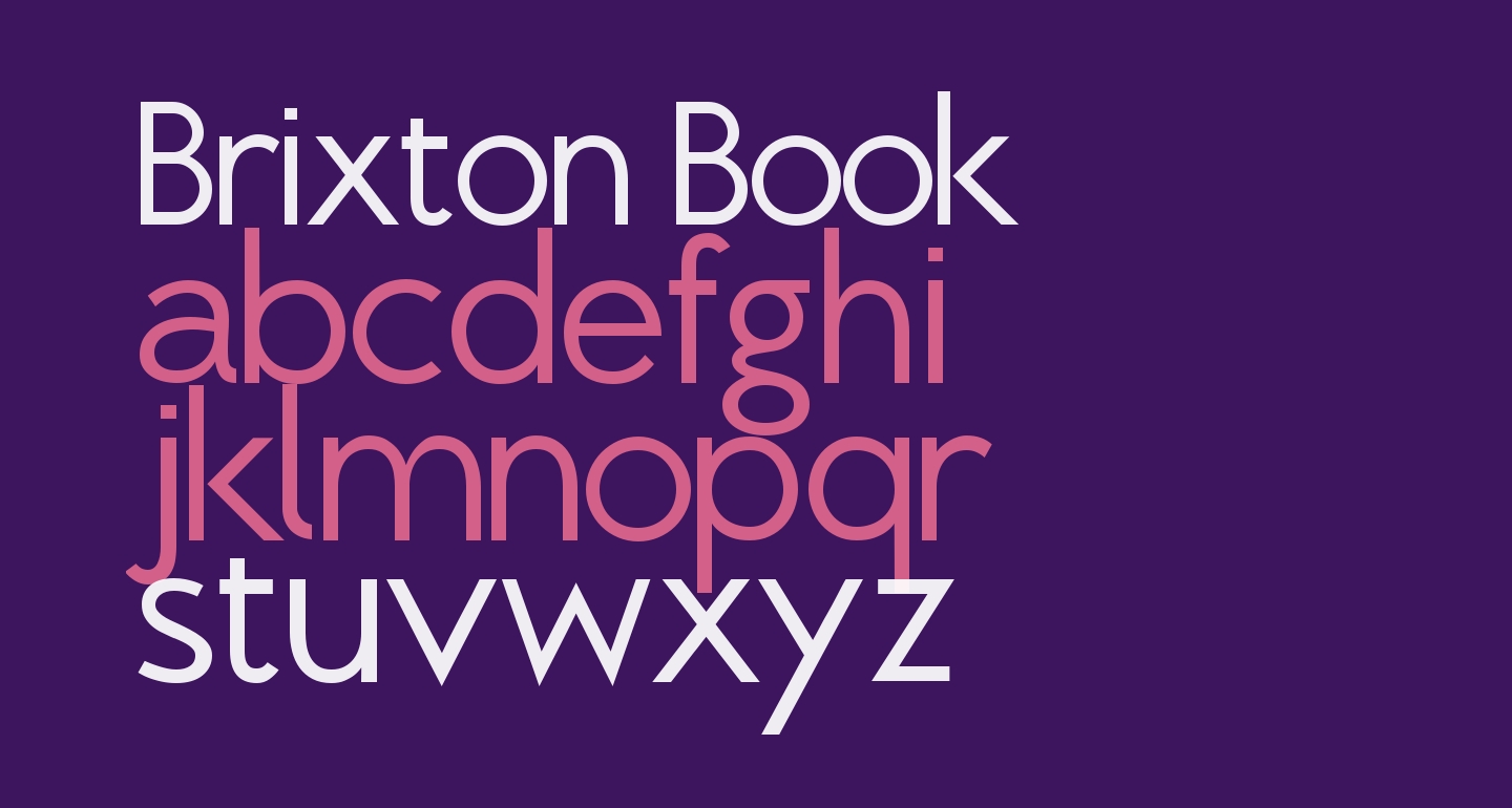 Brixton Book free Font - What Font Is