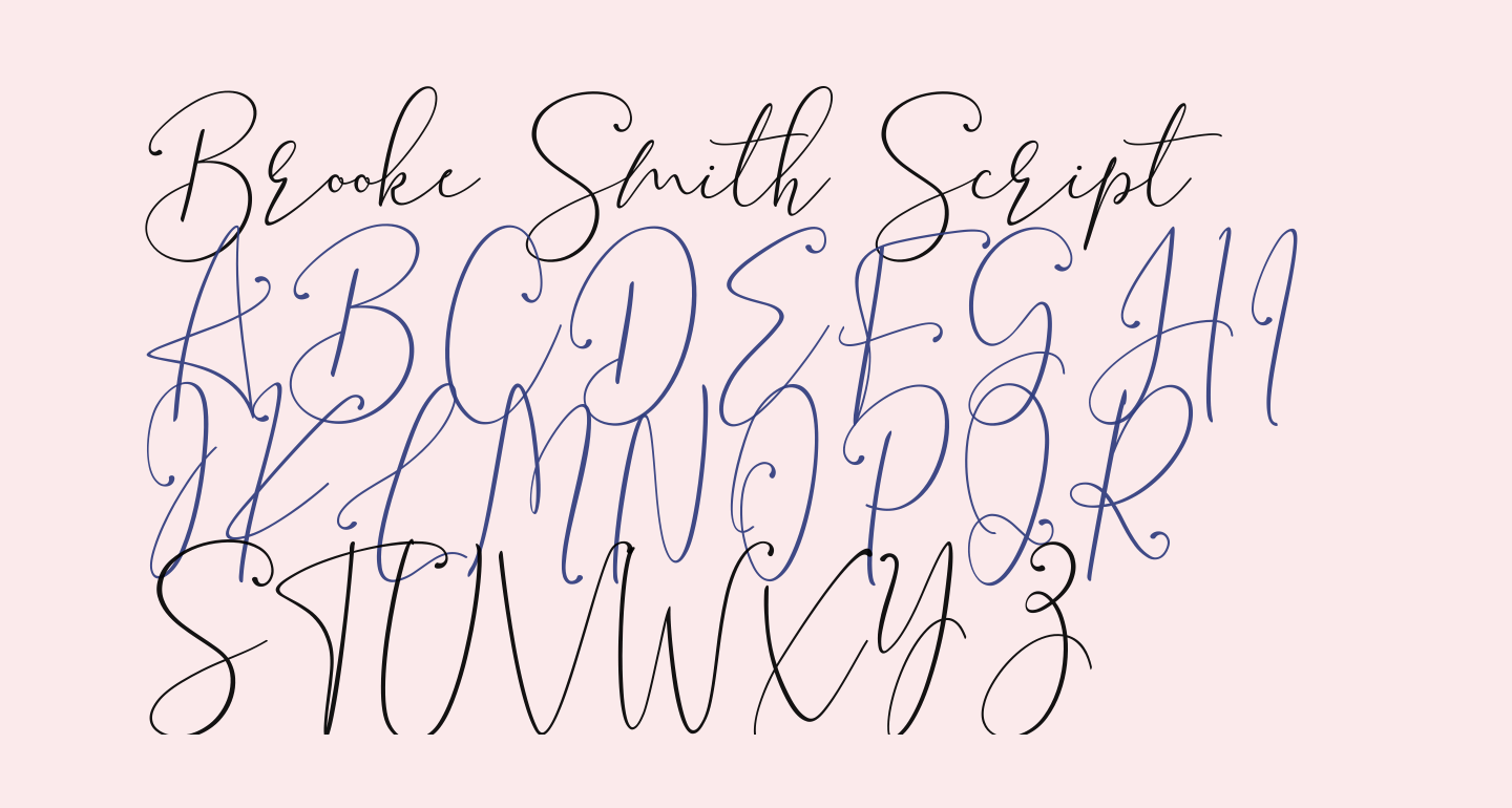 Brooke Smith Script free Font - What Font Is