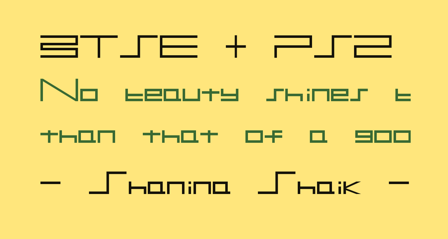 BTSE + PS2 FONT free Font - What Font Is