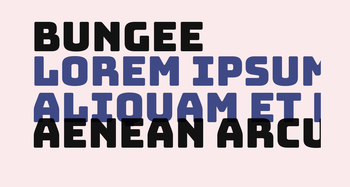 Bungee free Font - What Font Is