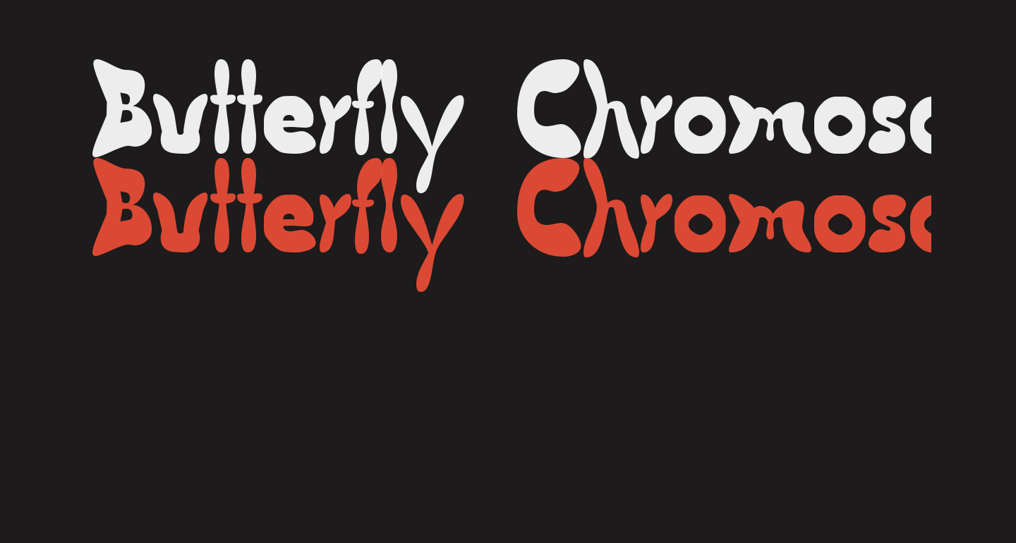 Butterfly Chromosome free Font - What Font Is