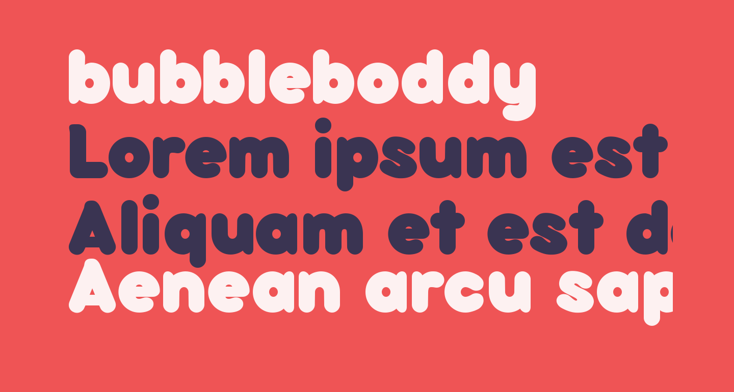 bubbleboddy free Font - What Font Is