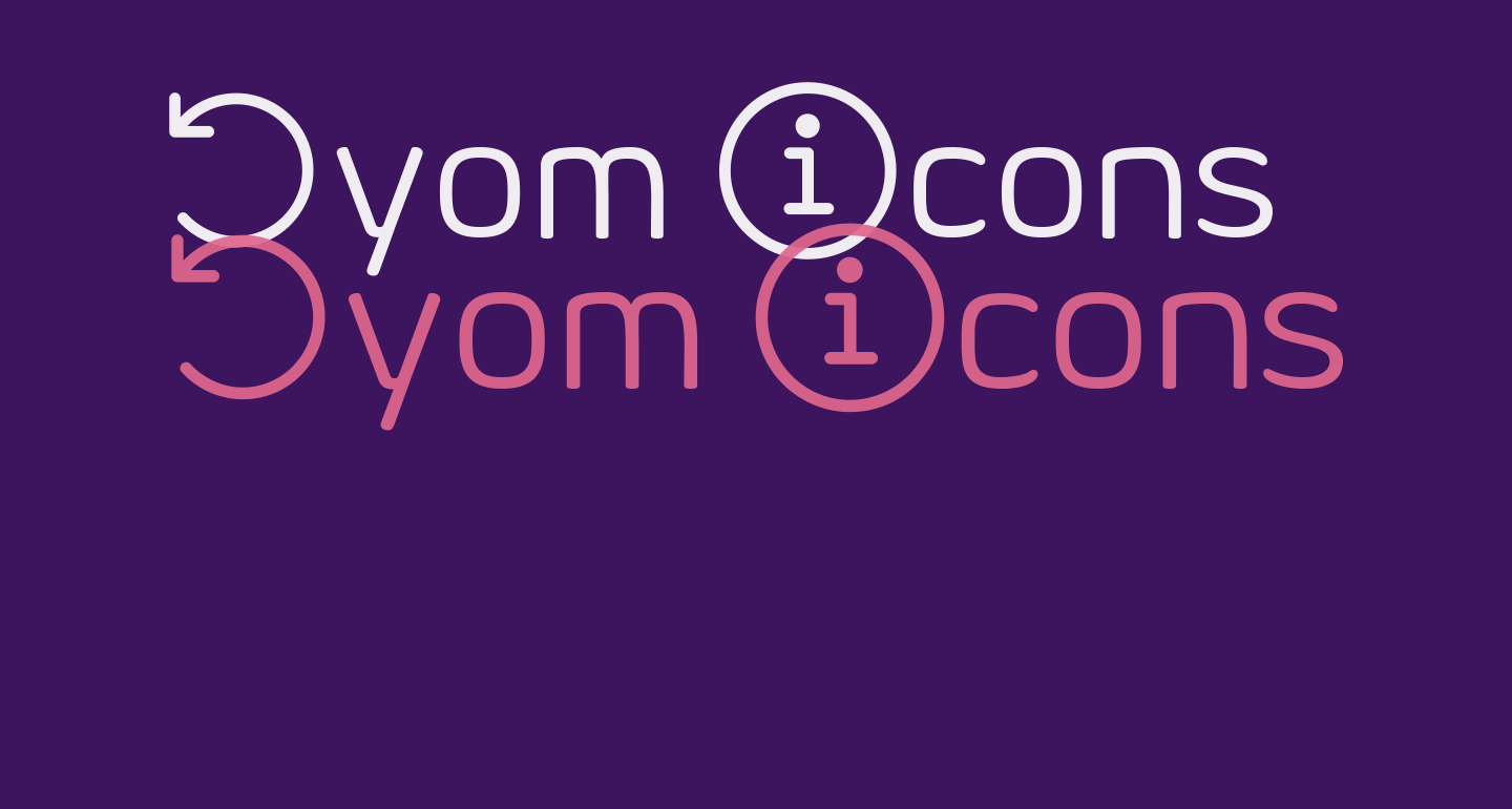 Byom Icons free Font - What Font Is