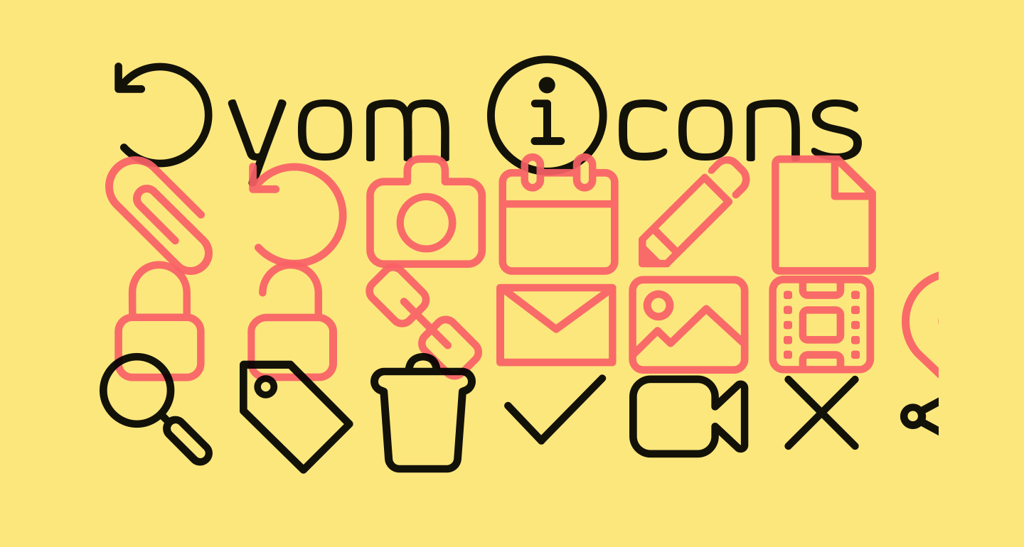 Byom Icons free Font - What Font Is