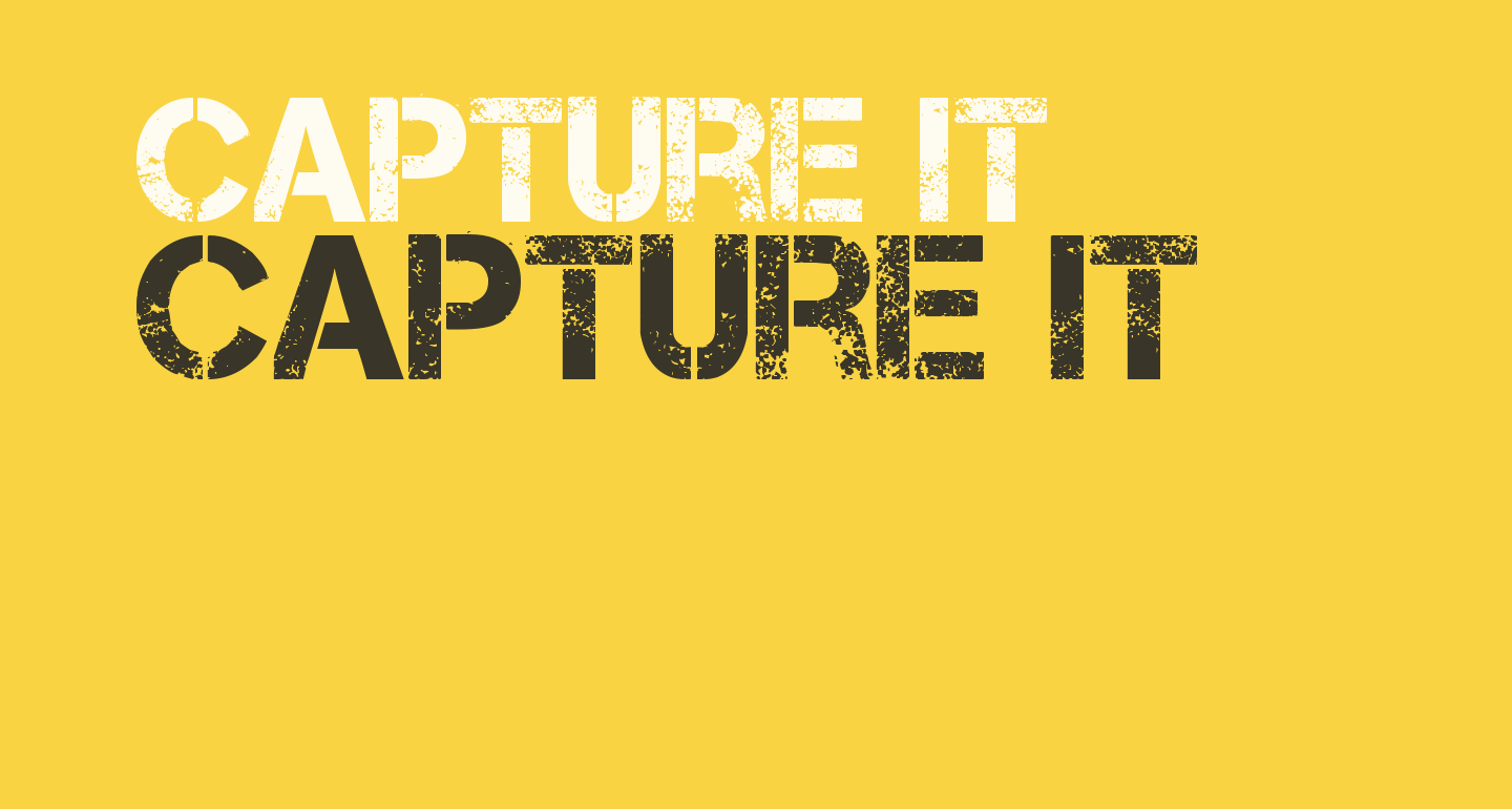 Capture it free Font - What Font Is
