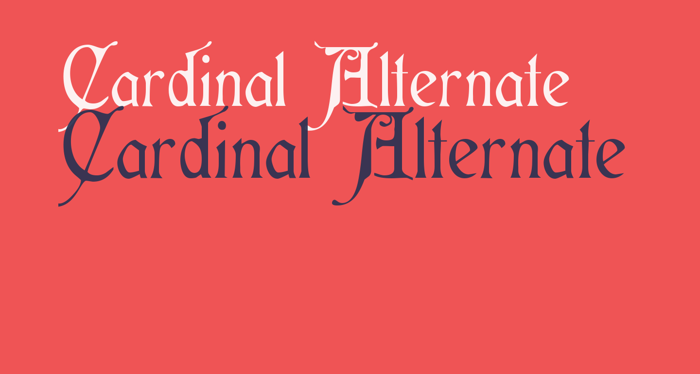 Cardinal Alternate free Font - What Font Is