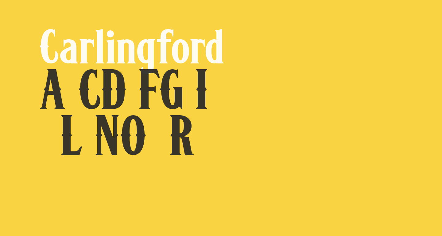 Carlingford free Font - What Font Is