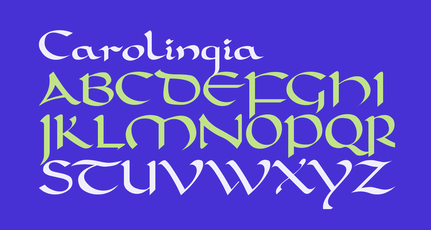 Carolingia free Font - What Font Is